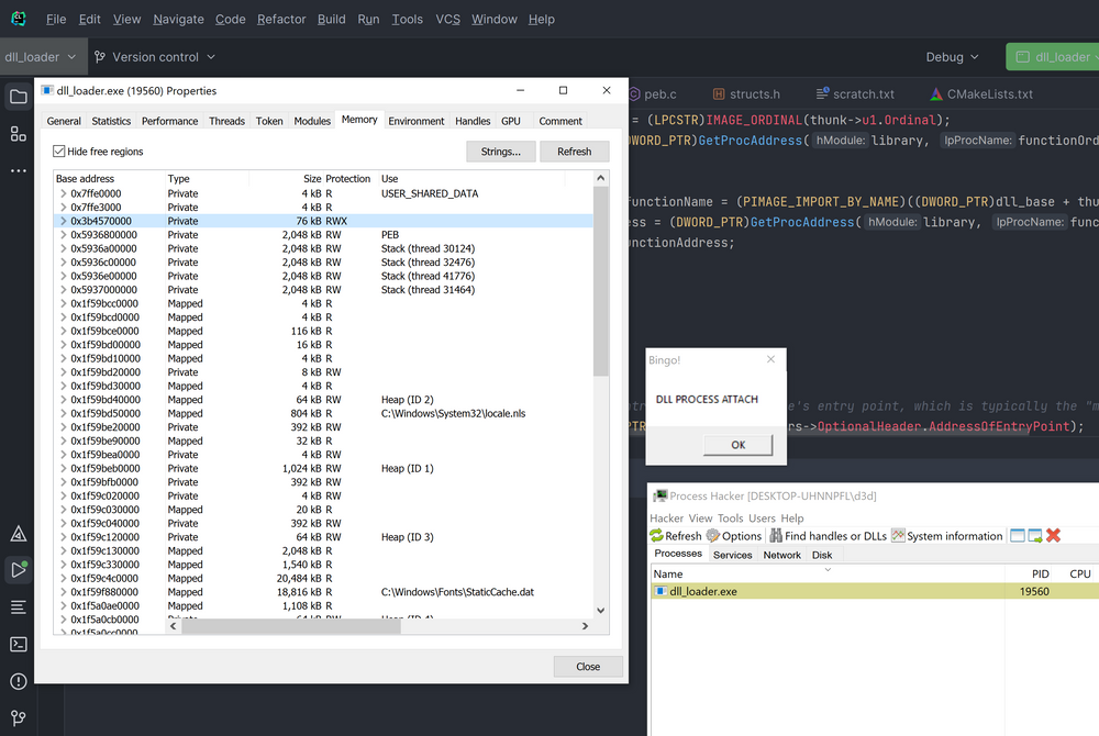 Writing your own RDI /sRDI loader using C and ASM